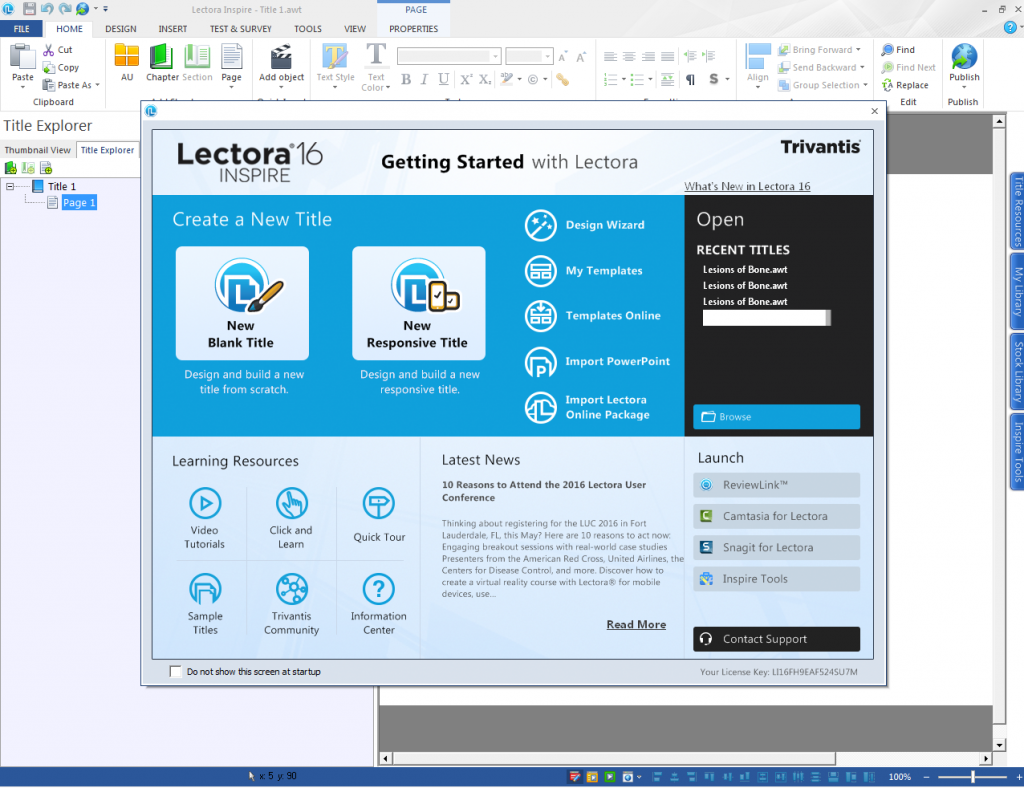 A Quick Guide to the New Features of Lectora Inspire16