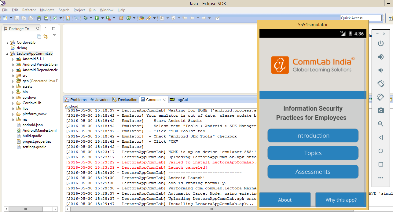 Developing Mobile Learning Apps with Lectora and PhoneGap