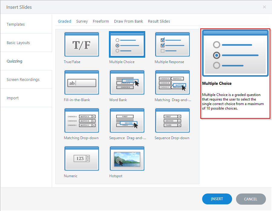 Articulate Storyline: Explore Built-in Questions [Part 1]