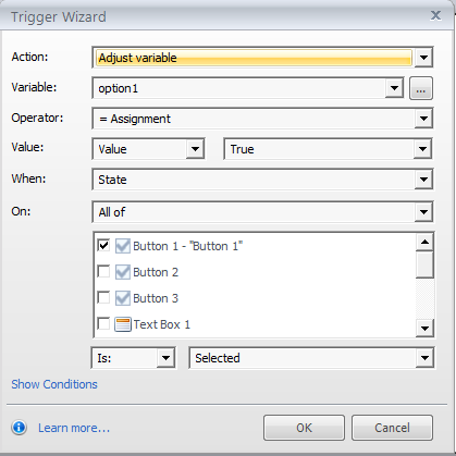 Articulate Storyline: Multiple Response with Triggers