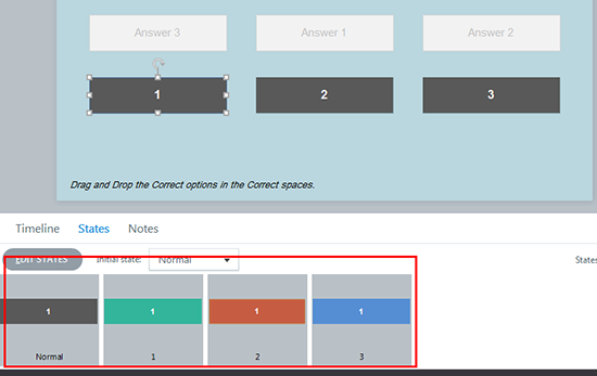 Completing Drag and Drop Interaction in Articulate Storyline