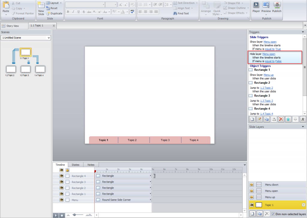 Articulate Storyline: How to Create an Interactive Menu
