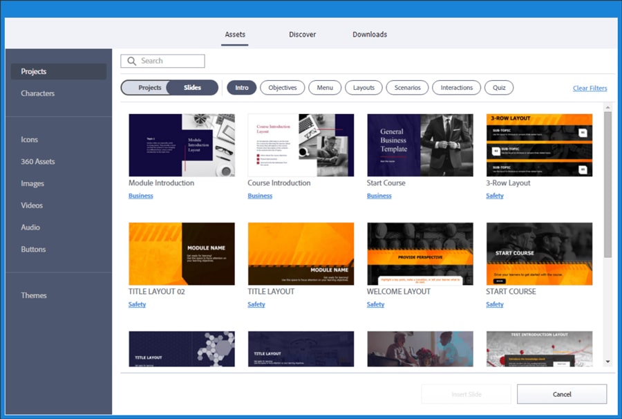 Adobe Captivate 2019 – A Bird’s Eye View of eLearning Templates