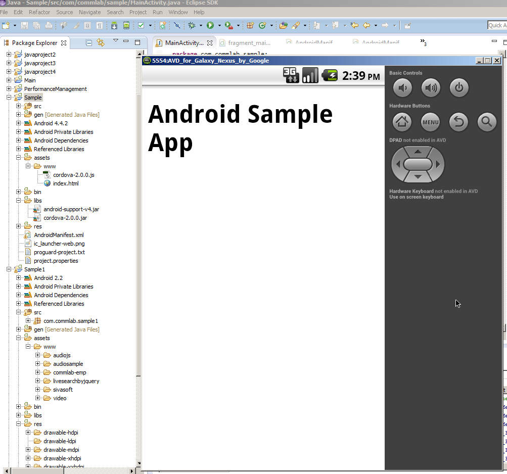 How to Setup PhoneGap and Create Sample Android App?