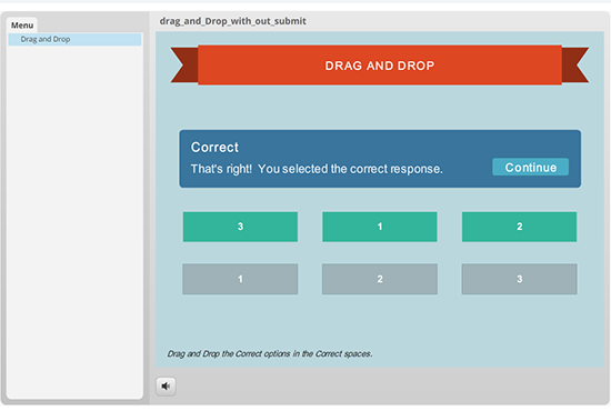 Completing Drag and Drop Interaction in Articulate Storyline