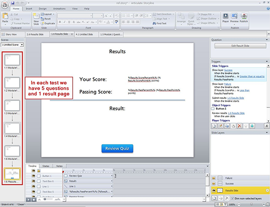 Printing Results in a HTML Page, without Articulate Storyline's GUI