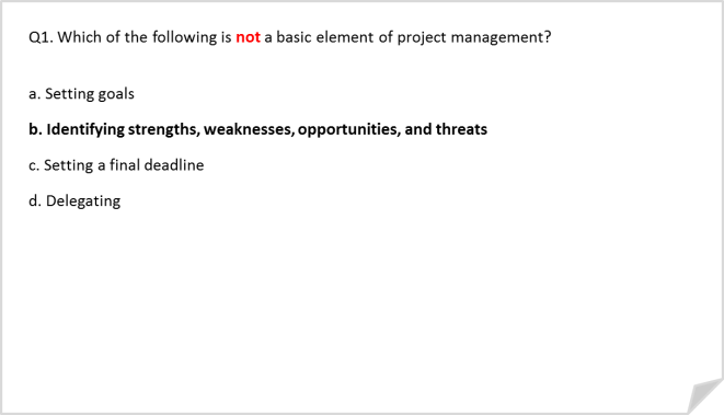E-learning: 10 Tips to Create Multiple Choice Questions