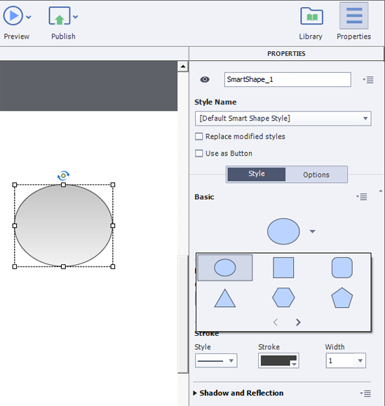 How to Use Smart Shapes in Adobe Captivate 8?