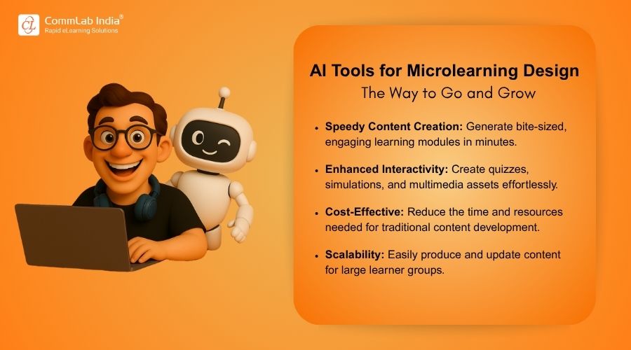 How AI Tools Can Support Microlearning Asset Creation