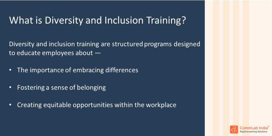 Diversity and Inclusion Training Strategies for Corporates