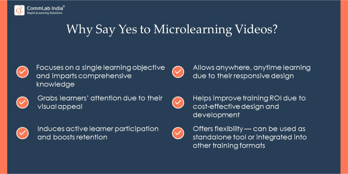 Microlearning Videos— Benefits and Use Cases