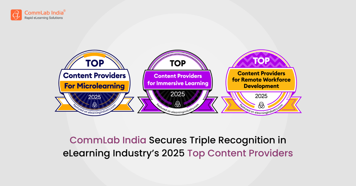 CommLab India Ranks Top for Microlearning, Remote & Immersive Training
