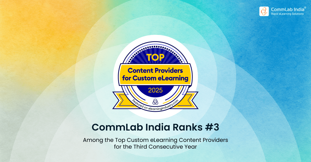 CommLab India Ranks #3 Among Top Custom eLearning Providers 2025