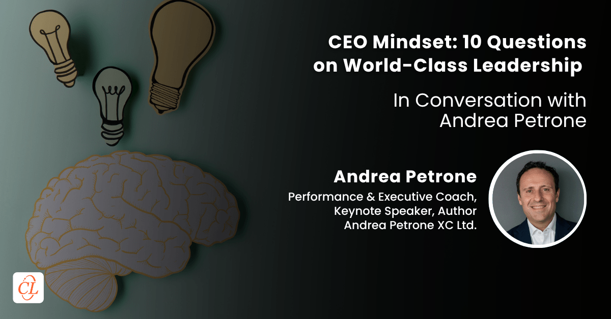 The CEO mindset: 10 Questions to Master World-Class Leadership