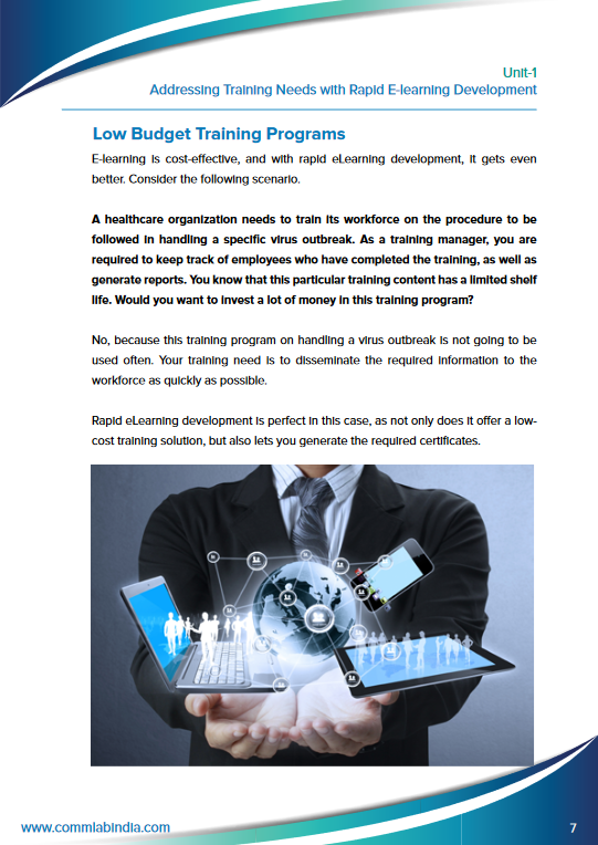 Rapid eLearning Development: A Training Manager's Handbook