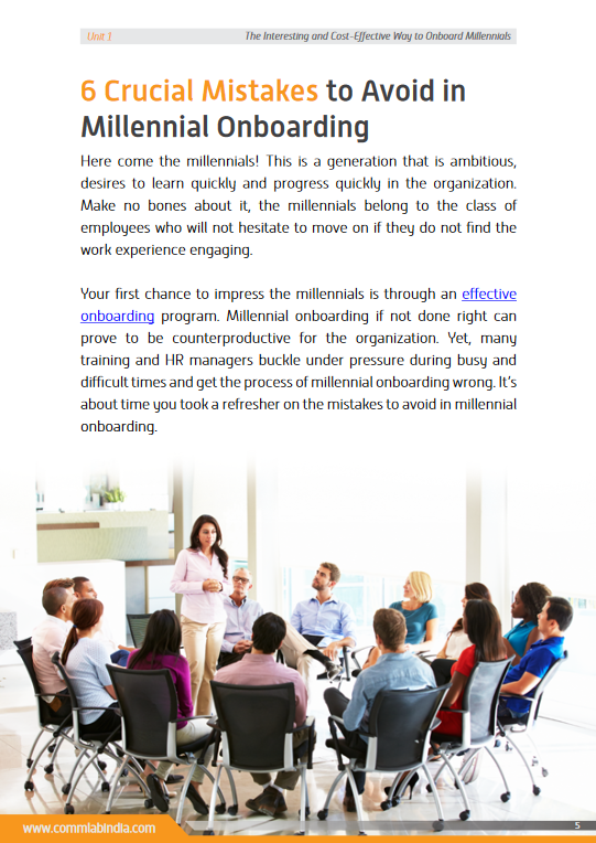 Millennial Onboarding : How eLearning Revolutionizes the Experience