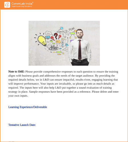 SME Interview Template | Streamline Your Training Development