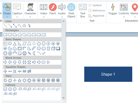 Steps to Use Articulate Storyline to Create Flash-like Buttons