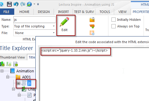 How to Integrate JavaScript with Lectora Inspire