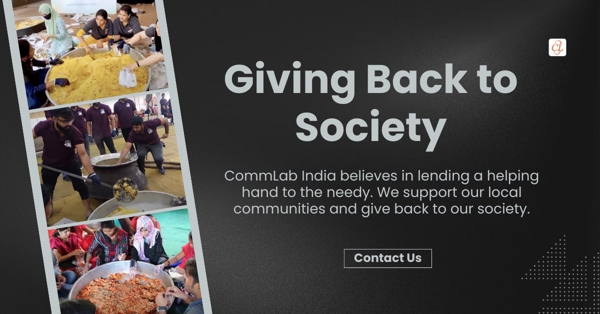 CommLab India: Enriching Lives Through Giving Back