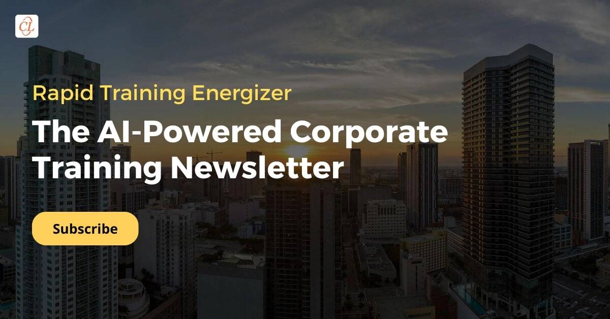 Subscribe to the Rapid Training Energizer Newsletter